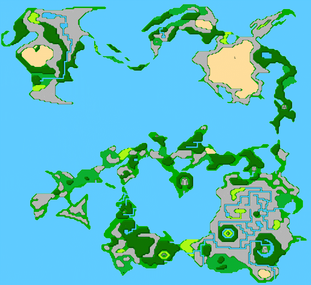 Final Fantasy I Mappe - Wiki FinalFantasy talia Final Fantasy I Mappe - Wiki FinalFantasy talia